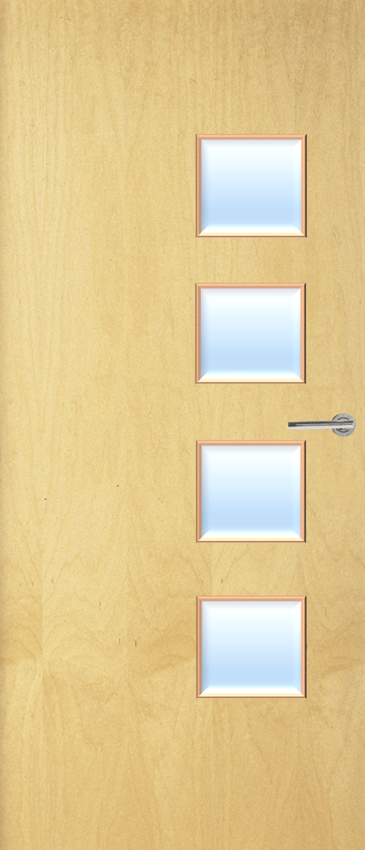 Ash Veneer 26G Glazed FD30 Internal Fire Door – Vizat Doors